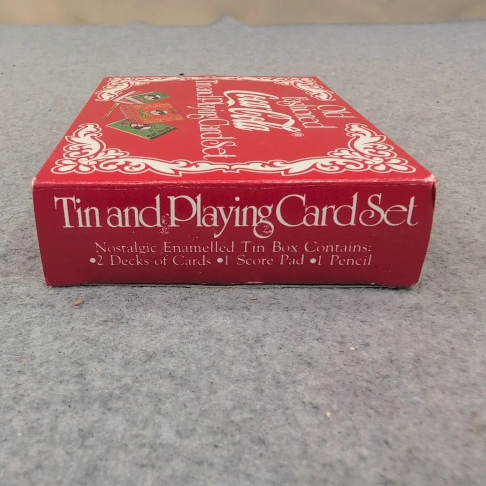 Coca Cola | Games | Old Fashioned Cocacola Tin And Playing Card Set 2 ...